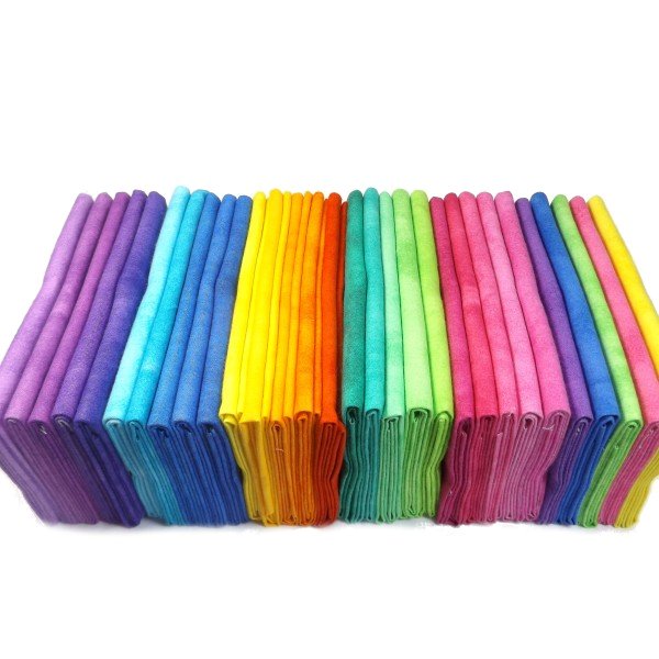 5 Fat Quarter Bundles Textured Colours From Fabric Palette