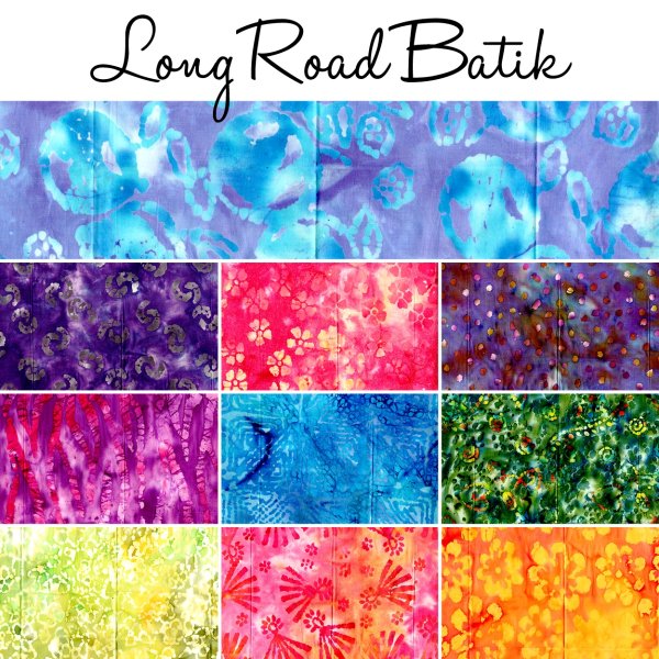 Long Road Batik Jelly Roll / Swiss Roll Pack