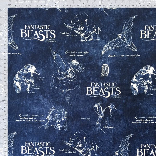 Fantastic Beasts And Where To Find Them Cotton Fabric